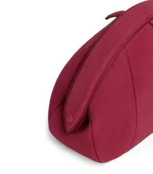 Alaïa Small Suede Purse Clutch - Red