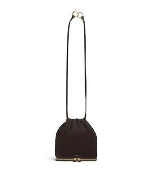 Alaïa Le Ponchon Suede Bag - Brown
