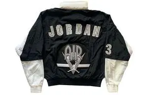 JORDAN Air Aj9 Woven Colorblock Hooded Jacket - Black