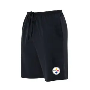 CONCEPTS SPORT Pittsburgh Steelers Big & Tall Fleece Lounge Shorts - Black