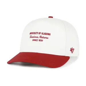 '47 Alabama Crimson Tide Contemporary Basics Two-tone Hitch Adjustable Hat - White