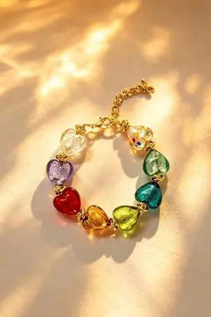 CLASSICHARMS Valentina Murano Heart Bracelet