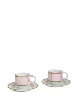 GINORI 1735 Diva Coffee Cup And Saucer Set - Pink