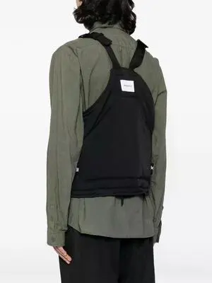 MAKAVELIC Logo Patch Zip-up Vest