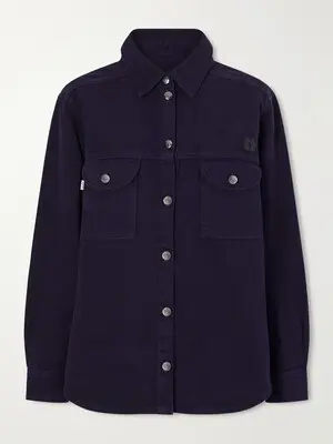BLAZÉ MILANO Berber Embroidered Denim Shirt - Blue