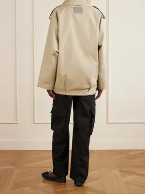 Balenciaga Double-breasted Cotton-gabardine Trench Coat