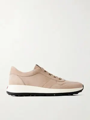 TOD'S Red Dot Nubuck Sneakers - Sand