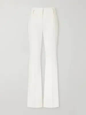Gabriela Hearst Ianthe Cotton-corduroy Flared Pants - Neutrals