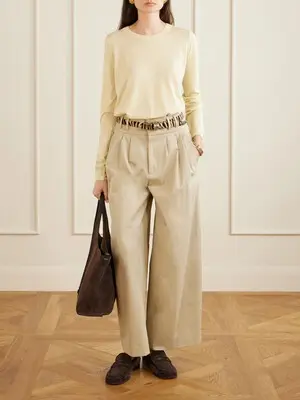 TOD'S Medium Suede Shoulder Bag