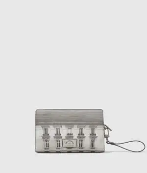 Karl Lagerfeld Maison De Karl" Leather Pouch - Multi