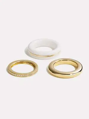 BY PARIAH Classic Ring Stack | Agate