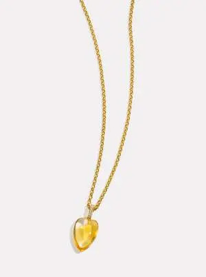 BY PARIAH Heartstone Diamond Pendant