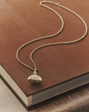 BY PARIAH Amara Bell Pendant With Diamonds