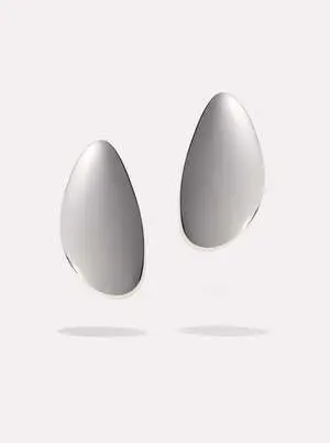 BY PARIAH Sculptural Earrings - Silver