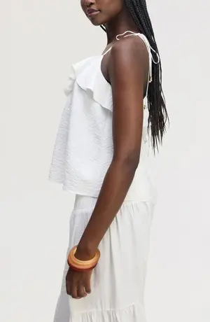 Sam Edelman Ruffle Tie Strap Camisole