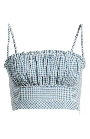 Hill House Home Maisie Check Crop Camisole
