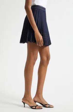 Cinq À Sept Guipure Lace Trim Laney Skirt