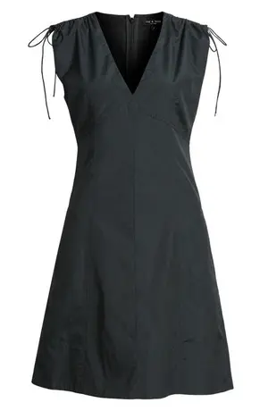 Rag & Bone Emmet Tie Shoulder Sleeveless Fit & Flare Dress