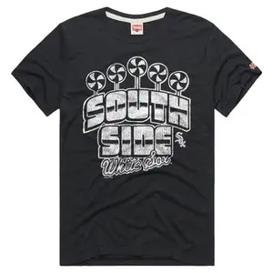 HOMAGE Chicago White Sox Tri-blend Hyperlocal T-shirt - Charcoal