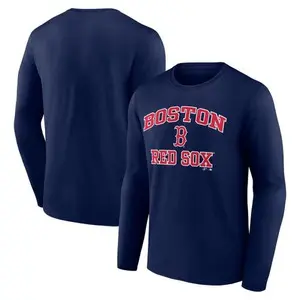 LOGO ATHLETIC Boston Red Sox Heart & Soul Long Sleeve T-shirt - Navy