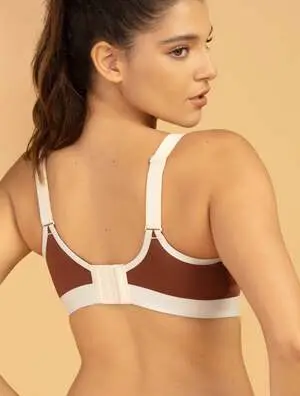 COMFELIE Airlite Only 89g Comfortable Wireless Bra - Brown