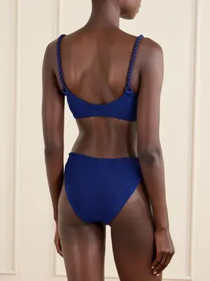 Hunza G Phoebe Original Crinkle™ Bikini - Blue