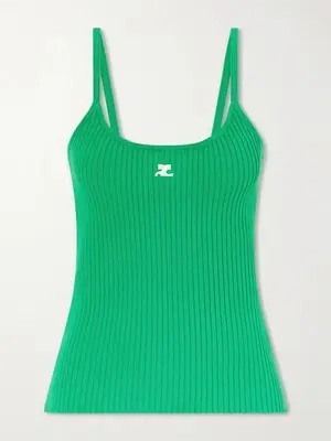 Courreges Applique Camis Tanks For Women