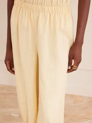 Faithfull The Brand Kortez Linen Balloon Pants - Yellow