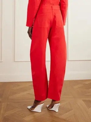 Alaïa Mid-rise Wide-leg Jeans