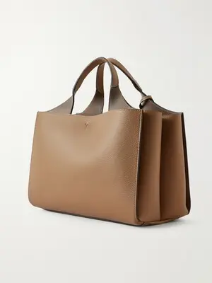 TOD'S Mini Textured-leather Tote