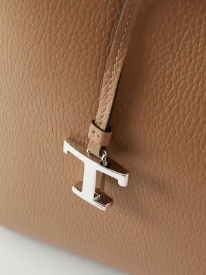 TOD'S Mini Textured-leather Tote