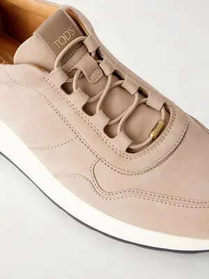 TOD'S Red Dot Nubuck Sneakers