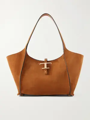 TOD'S Small Suede Shoulder Bag