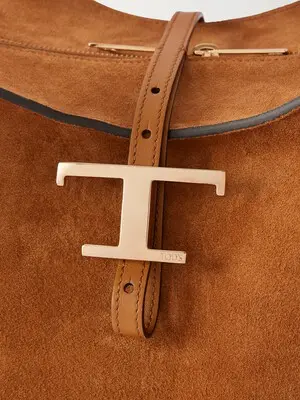 TOD'S Small Suede Shoulder Bag