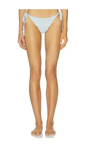 Devon Windsor Vallie Bikini Bottom In Pointelle Swimwear Fabric