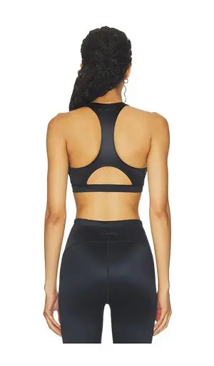NIKESKIMS Shine Halter Neck Bra In Black
