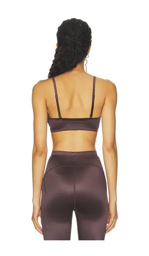NIKESKIMS Shine Scoop Cami Bra In Brown