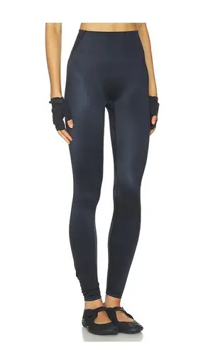 NIKESKIMS Shine Bonded Waist 29 Inch Leggings In Black