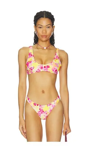 INDAH Hope Bikini Top In Pink - Romance