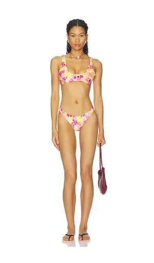 INDAH Hope Bikini Top In Pink