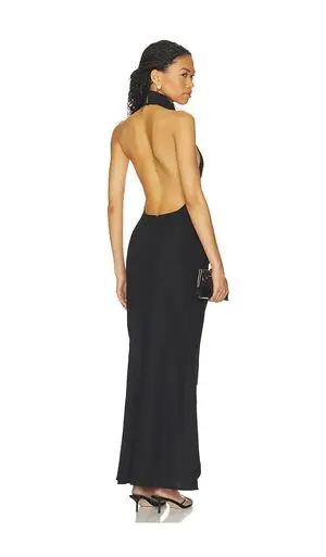 GUIZIO Suki Halter Neck Gown