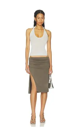 Helmut Lang Twist Dancer Halter Top