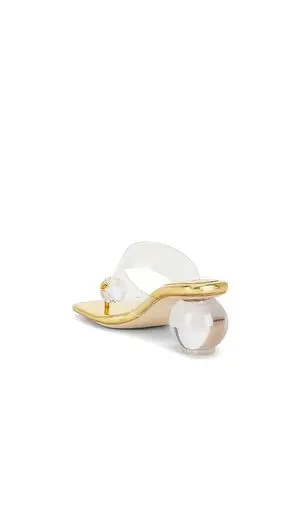 Jeffrey Campbell Latus Sandal In Metallic