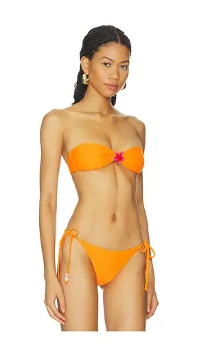 MORE TO COME Abilene Bandeau Bikini Top