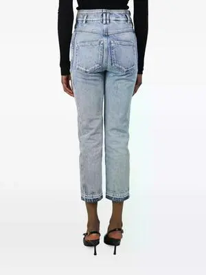 MARANT ETOILE Bleached Panelled Jeans