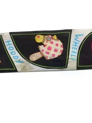 Hermès 2000s Funny Ice Cream Scarf - Black