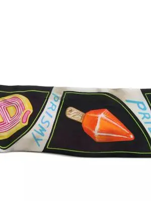 Hermès 2000s Funny Ice Cream Scarf - Black