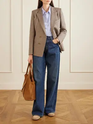 TOD'S Medium Suede Shoulder Bag - Brown