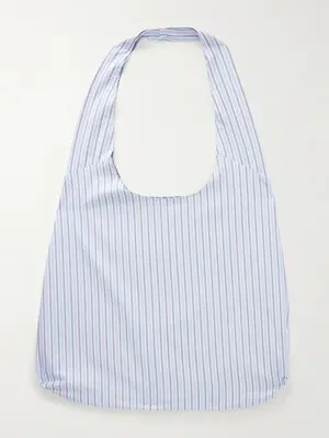 GOHAR WORLD Port Striped Cotton Shoulder Bag