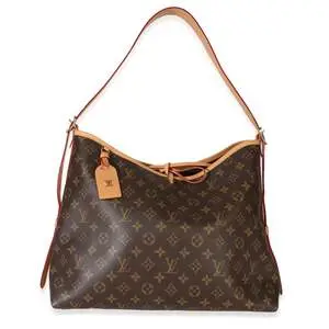 LOUIS VUITTON Monogram Canvas Carryall Mm Shoulder Bag - Brown